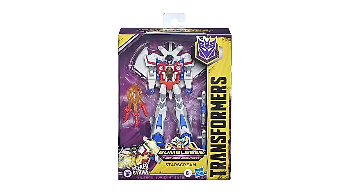 Transformers Bumblebee Starscream Deluxe Action Figure | 5-inch Toy