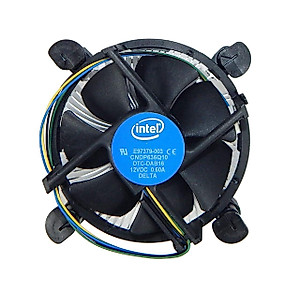 Intel E97379-001 Core i3/i5/i7 Socket 1150/1155/1156 4-Pin Connector CPU Cooler With Aluminum Heatsink and 3.5-Inch Fan For Desktop PC Computer
