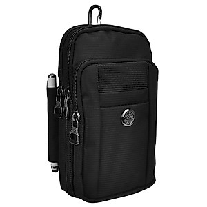 Vangoddy Rugged Black Nylon Protective Carrying Case Pouch Compatible with Nintendo 2DS XL / 3DS XL Gaming System's