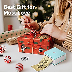 Phomemo Printer M02 Mini Pocket Portable Sticker Printer with 4 Label Paper, Bluetooth Wireless Tiny Handy Labeler, Smartphone Mobile Photo Picture Thermal Label Maker Compatible with Android iOS