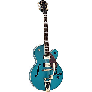 Gretsch G2410TG Streamliner Hollow Body Single-Cut and Gold Hardware Ocean Turquoise w/Bigsby