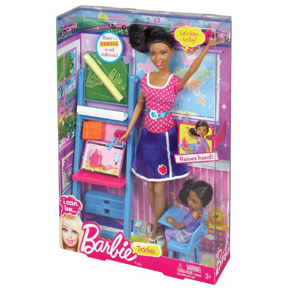 Barbie I Can Be Teacher Nikki Doll Playset