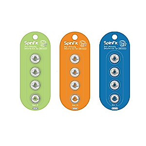 SpinFit CP145 for IEM - M - Patented Silicone Eartips for Replacement, Secure Fit and Supreme Comfort (2 Pairs) (for Nozzle Diameter from 5-6mm)