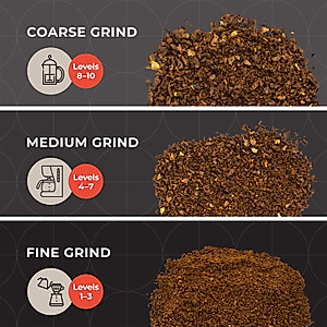 Mueller Ultra-Grind Conical Burr Grinder Professional Series, Innovative Detachable PowderBlock Grinding Chamber for Easy Cleaning and 40mm Hardened Gears for Long Life