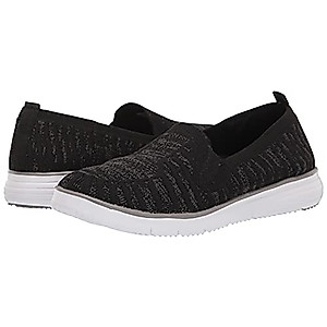 Propét Travel Fit Slip-On Black/Charcoal 9 X (2E)