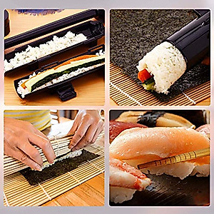 URED Professional Super Space Sushi Bazooka, Upgrade Sushi Roller Mold Food Grade Plastic, Rice Vegetable Meat Diy Sushi Making Kit Machinekitchen Utensils White (white)