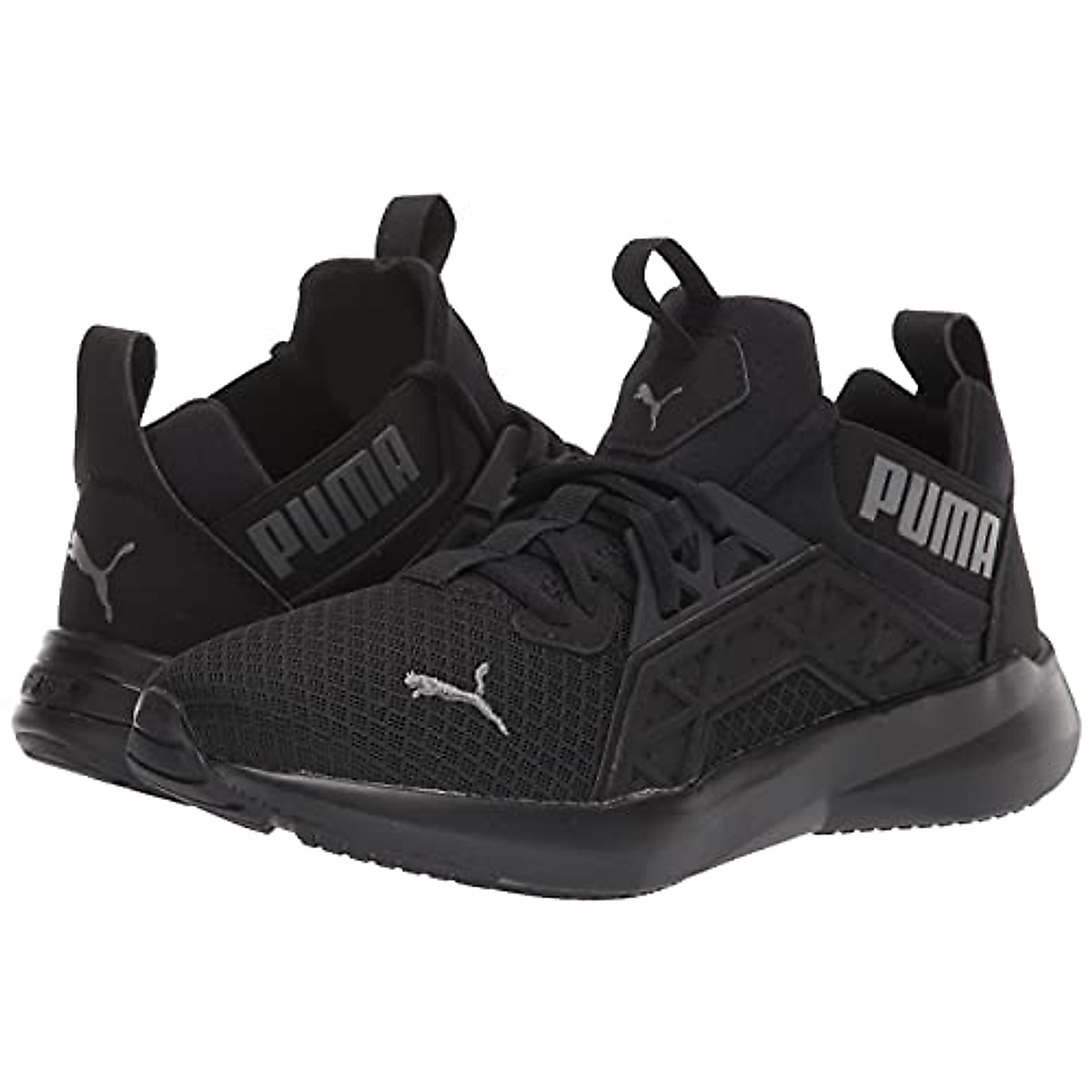 PUMA Mens Softride Enzo Cross Trainer, NXT PUMA Mens Black-CASTLEROCK, 10