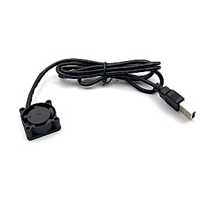 FainWan 2pcs USB 5V DC Fan 2510 Small 2 pin Cooling Cooler Computer 25mm X 10mm (25x25x10)