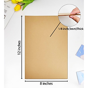 MIARALA 2 Pieces 8" x 12" Plexiglass Sheet High Transparency Acrylic Sheet 1/8”Thick (3mm), for Crafts Plastic Sheeting, Signs, Photo Frames, DIY Display Projects, Easy to Cut and Install