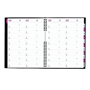 Brownline CoilPro 14-Month Ruled Monthly Planner, 11 x 8.5, Black Cover, 14-Month (Dec to Jan): 2022 to 2024