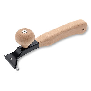 Premium Ergonomic Scraper – 2.5-inch YG10 Carbide Blade – Comfortable Beech Wood Handle – Multi-Surface Use – Professional Quality Tool for Paint, Varnish, Glue & Rust Removal