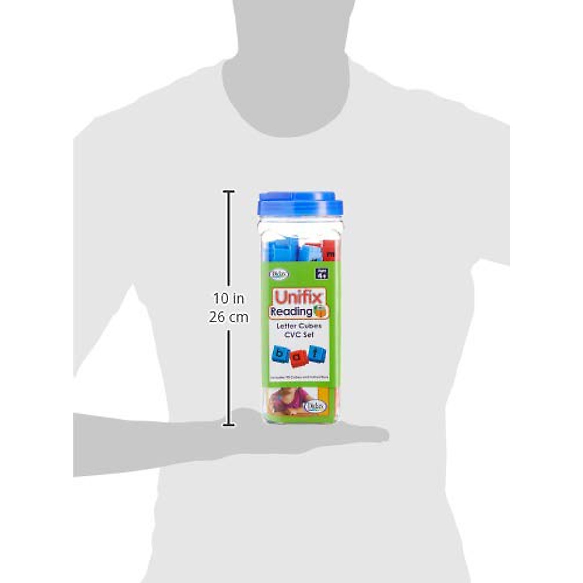 Didax Educational Resources CVC Unifix Letter Cubes (Set of 90)