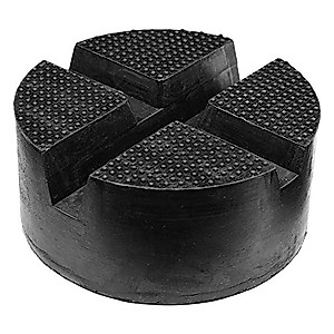 DIY Car Universal X-Slot Jack Pad Rubber Frame Rail Adapter Protector Pinch Weld Side Car Lifting Anti Slip Design Floor Support 10x4.7cm Trolley