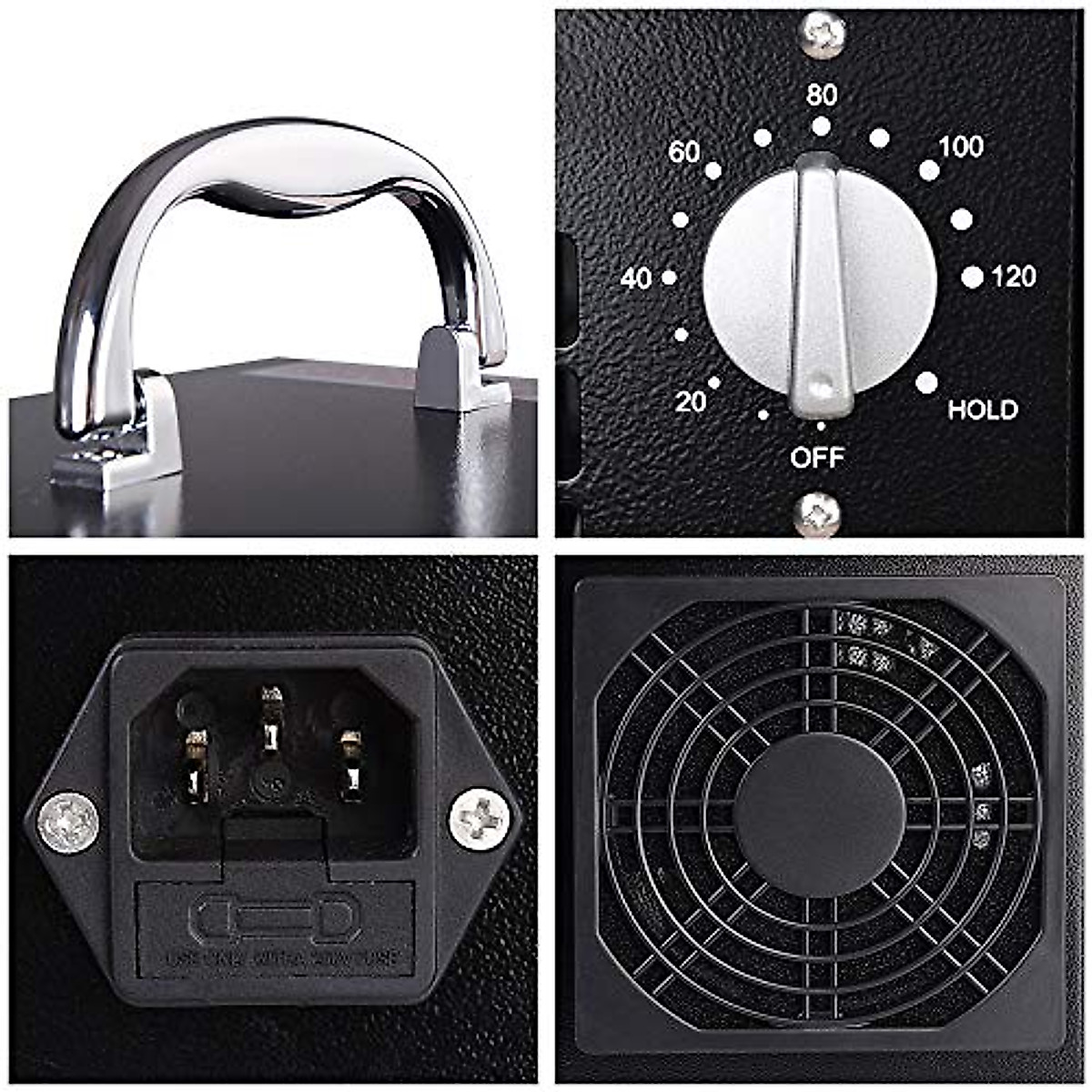 Yescom 3500mg Ozone Generator Commercial Industrial O3 Air Black Purifier w/Handle