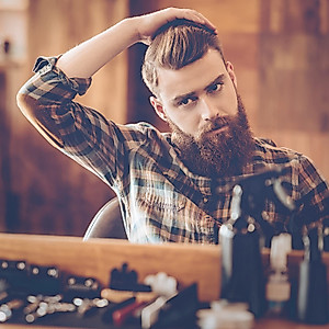 Lather & Wood Beard Oil For Men - Premium Blend - Spill-proof Pump - Original Scent - 1oz