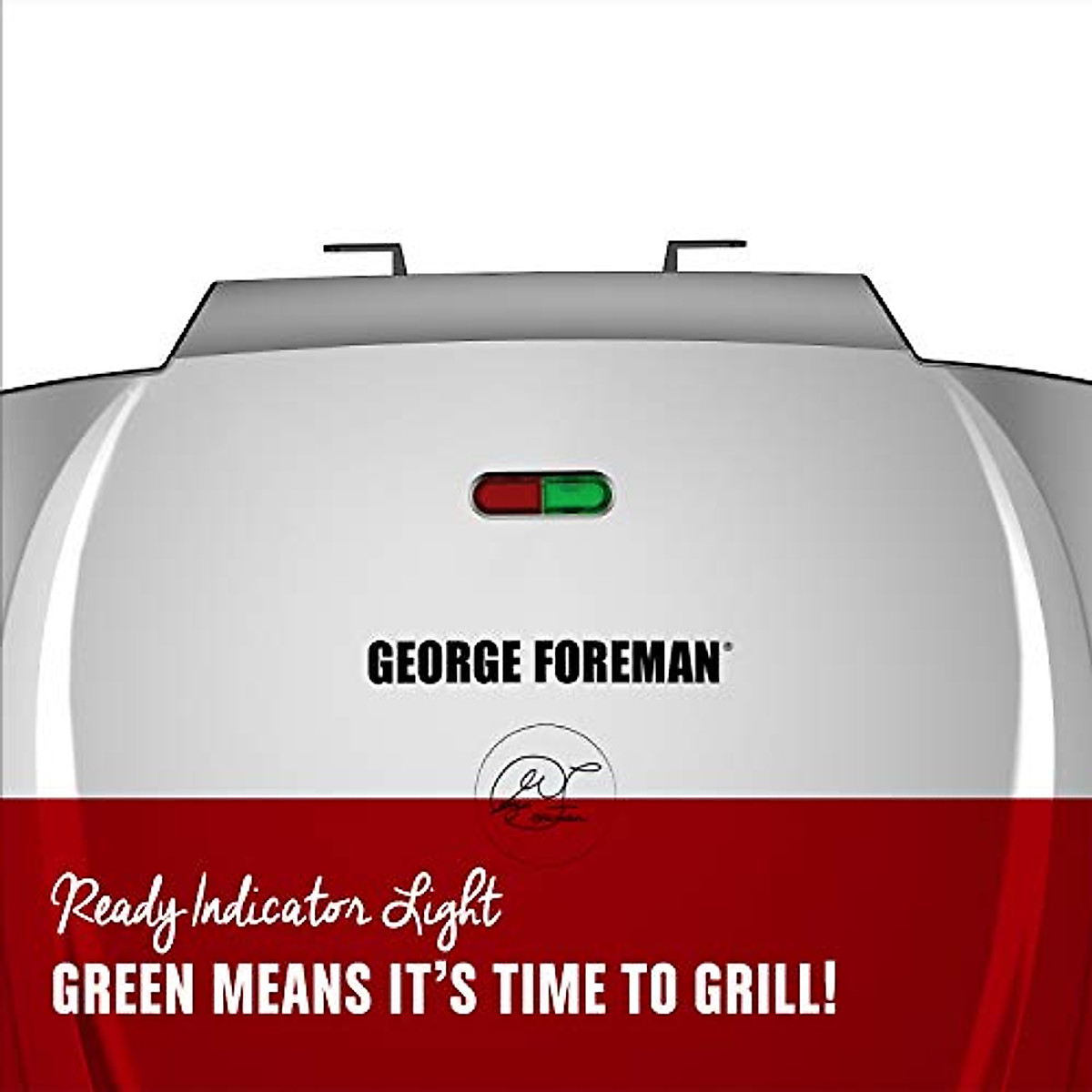 George Foreman 9-Serving Basic Plate Electric Grill and Panini Press, 144-Square-Inch, Platinum, GR2144P