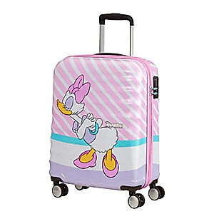 American Tourister Unisex Adult Spinner S (55 cm-36 L), Multicolour (Daisy Pink Kiss)