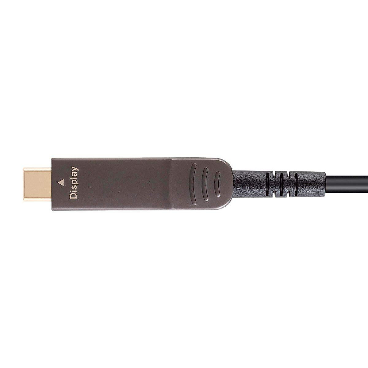 Monoprice USB 3.1 Type-C to Type-C Video-Only Cable - 4K@60Hz, Fiber Optic, AOC, 75 Feet, Black - SlimRun AV Series