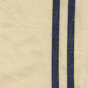Dunroven House Cream Towel, 20 x 29-Inch, Navy and Dijon Stripe