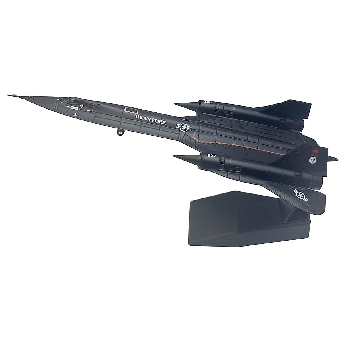 1/144 Scale US Air Force SR-71 Blackbird Reconnaissance Aircraft Metal Military Plane Diecast Model for Collection or Gift
