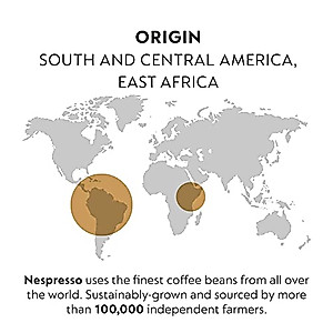 Nespresso Capsules OriginalLine, Mild Roast Blend Variety Pack, Mild Roast Coffee, 50 Count Espresso Coffee Pods, Brews 3.7 ounce and 1.35 ounce (ORIGINALLINE ONLY)