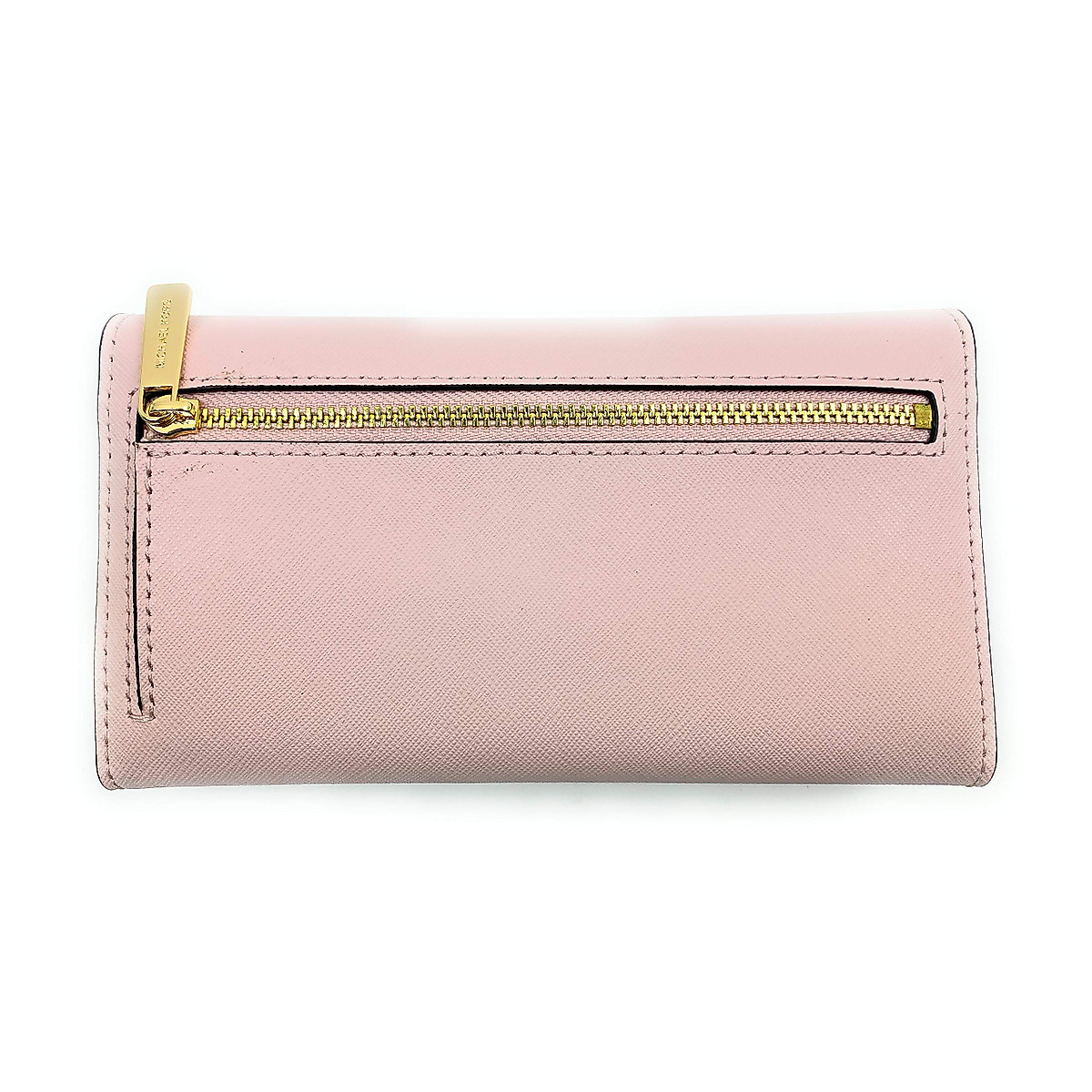 Michael Kors Women's Jet Set Travel Large Trifold Wallet (Powder Blush)