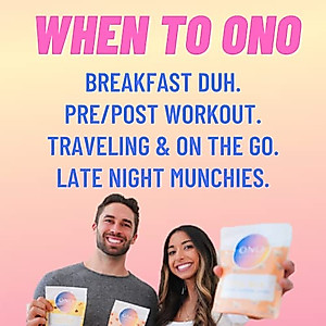 ONO Overnight Oats - All Flavor Variety Bundle (8 Pack) - 20g Protein Oatmeal, Overnight Oats, Gluten Free, and Low Sugar Oatmeal - Organic Gluten-Free Oats, 20g of Protein, Organic Chia Seeds & Flaxseeds, Lion's Mane Mushroom