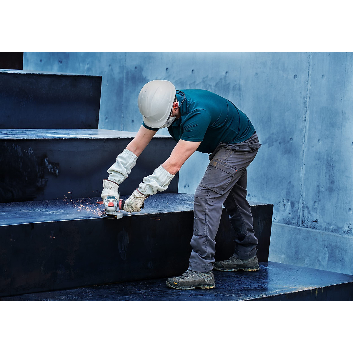 Bosch Professional 25x Expert R782 Prisma Ceramic X-LOCK Fibre Discs (for Steel, Stainless steel sheets, Ø 125 mm, Grit 120, Accessories Small Angle Grinder)