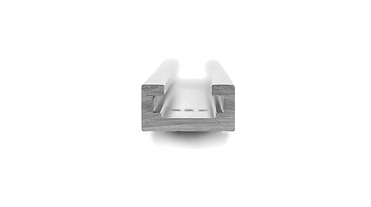 QWORK Aluminum T Track 2 Pack for Woodworking & CNC Tables