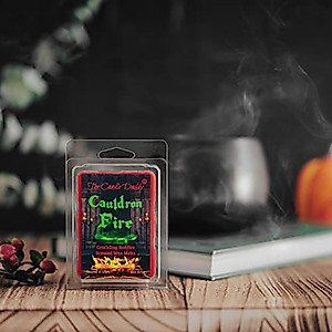 Cauldron Fire - Witchy Crackling Bonfire Scented Wax Melt - 1 Pack - 2 Ounces - 6 Cubes