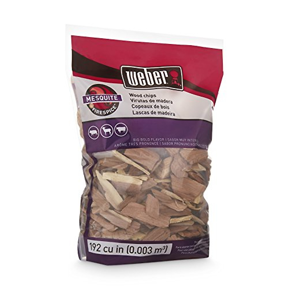 Char-Broil Analog Electric Smoker & Weber Available Stephen Products 17149 Mesquite Wood Chips, 192 cu. in. (0.003 c, m