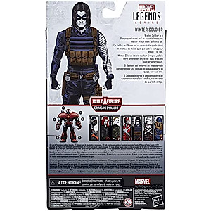 Marvel Hasbro Black Widow Legends Series 6-inch Collectible Winter Soldier Action Figure Toy, Premium Design, 2 Accessories, Ages 4 and Up