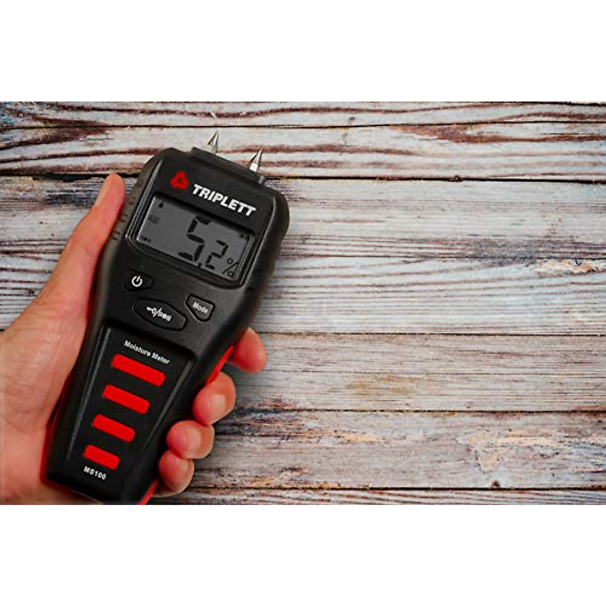 Triplett MS100 Pin Moisture Meter for Wood and Building Materials with Audible Indicator