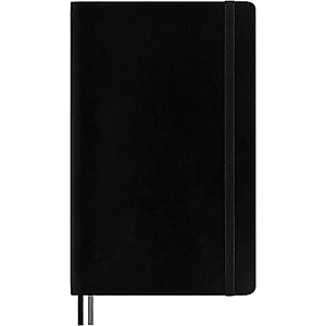 Moleskine Classic Expanded Notebook, Soft Cover, Large (5" x 8.25") Ruled/Lined, Black, 400 Pages