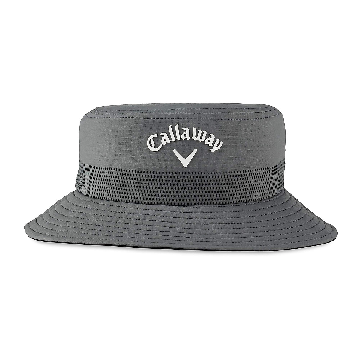 Callaway mens Bucket Hat, Grey, Small-Medium US