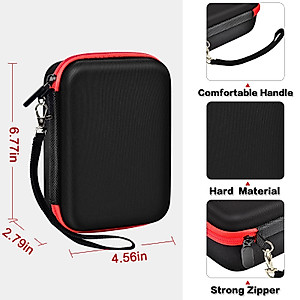 USB Flash Drive Case 37 Slots SD Cards Thumb Drive Memory Card Holder SD SDXC SDHC Card Storage Bag Electronic Accessories Organizer for SanDisk for Samsung for Inland for Netac(Case Only) (Red)