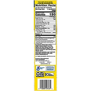 Nature Valley Biscuit Sandwiches, Cinnamon Almond Butter, 10 ct, 13.5 OZ (Pack of 6)