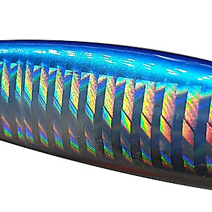 HNYY Glow Lead Jigs Artificial Jigs Metal Jigs Saltwater Jigs 150g 3pcs with Assist Hooks & Split Rings & Jig Skirt & Tackle Storage Box