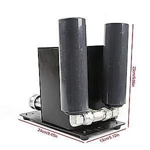 CO2 Fog Machine, 200W Double Pipe Co2 Cryo Jet Machine Air Column Smoke Machine Digital Stage Effect CO2 Cannon Fogger DMX512 for Stage Shows Club Wedding Party