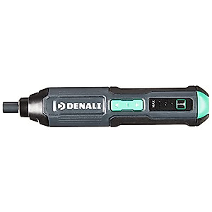 Amazon Brand - Denali by SKIL 4V Cordless Stick Screwdriver with 10-Piece Bit Set and USB Cable