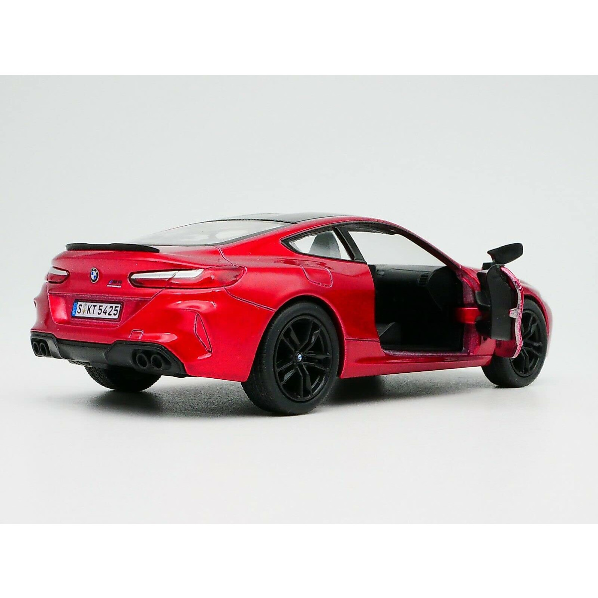 KiNSMART BMW M8 Competition Coupe Red 5" 1:36 Scale Die Cast Metal Model Toy Car w/Pullback Action