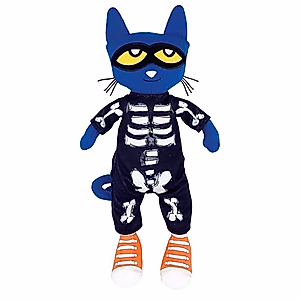 MerryMakers PETE The CAT: Spooky PETE Plush Toy, 14-Inch, Based on The bestselling Children's Books by James Dean and Kimberly Dean