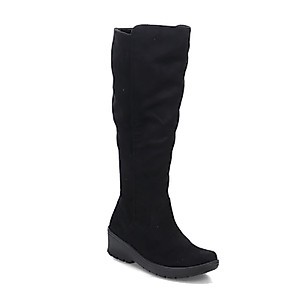 BZees Women's Brandy Knee High Boots, Black, 8