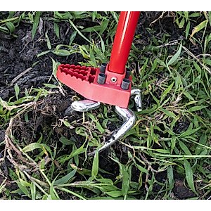 GARDEN WEASEL 91334 Claw Pro - to Cultivate, Loosen, Aerate, Weed, No Bending - Great for Heavy Soil, Weather and Rust Resistant