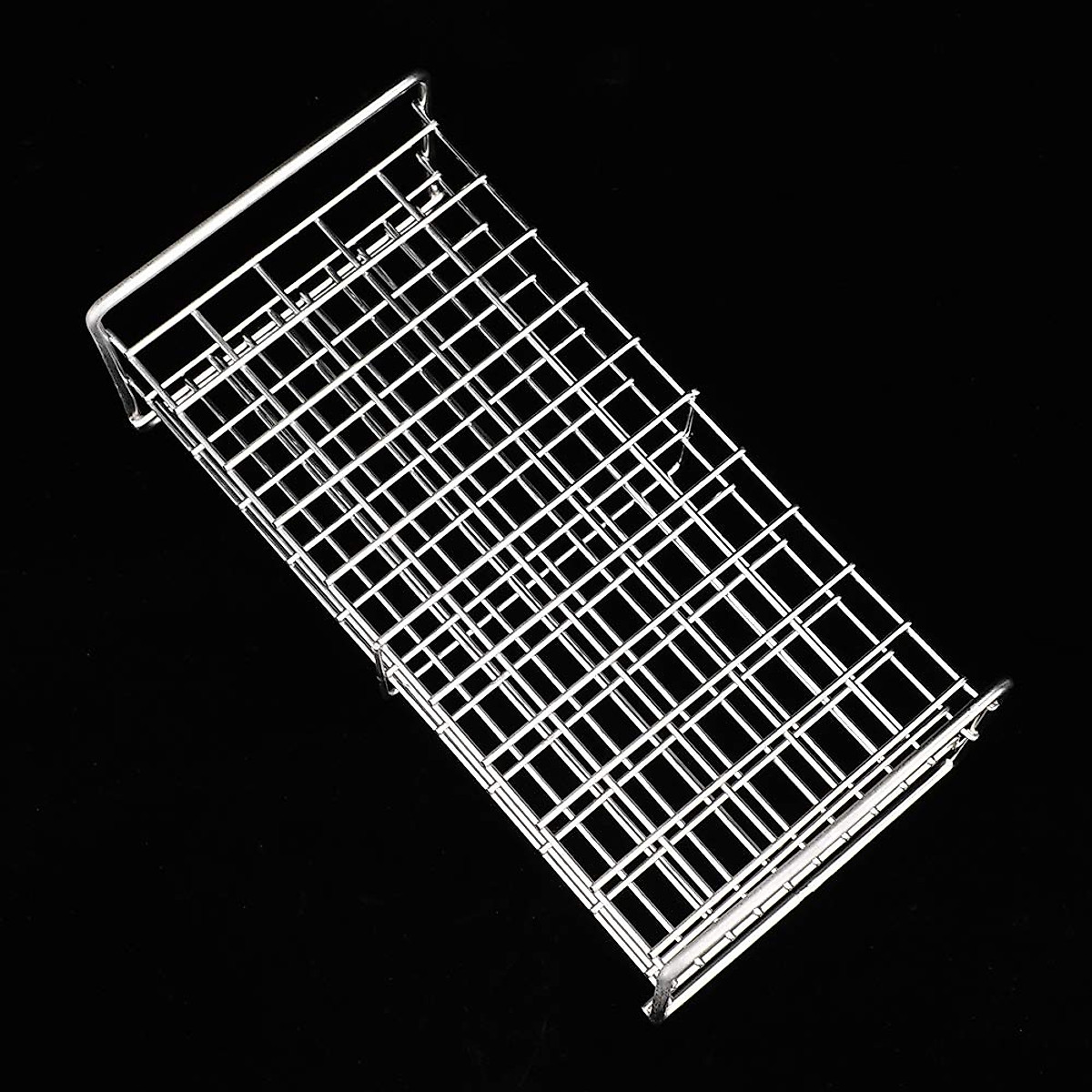 Test Tube Rack, Metal Test Tube Rack Square Hole Test Tube Stand with Handle for Laboratory