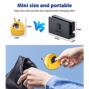 Switch Docking Station for Nintendo Switch/Switch OLED, Antank Switch Dock Replacement for Official Charging Dock,with 4K HDMI TV Adapter Portable 2 USB 3.0 Port,Nintendo Switch Docks Accessories