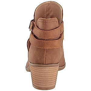 Dr. Scholl's Shoes Women's Literally Ankle Bootie Honey Brown Smooth 10 M