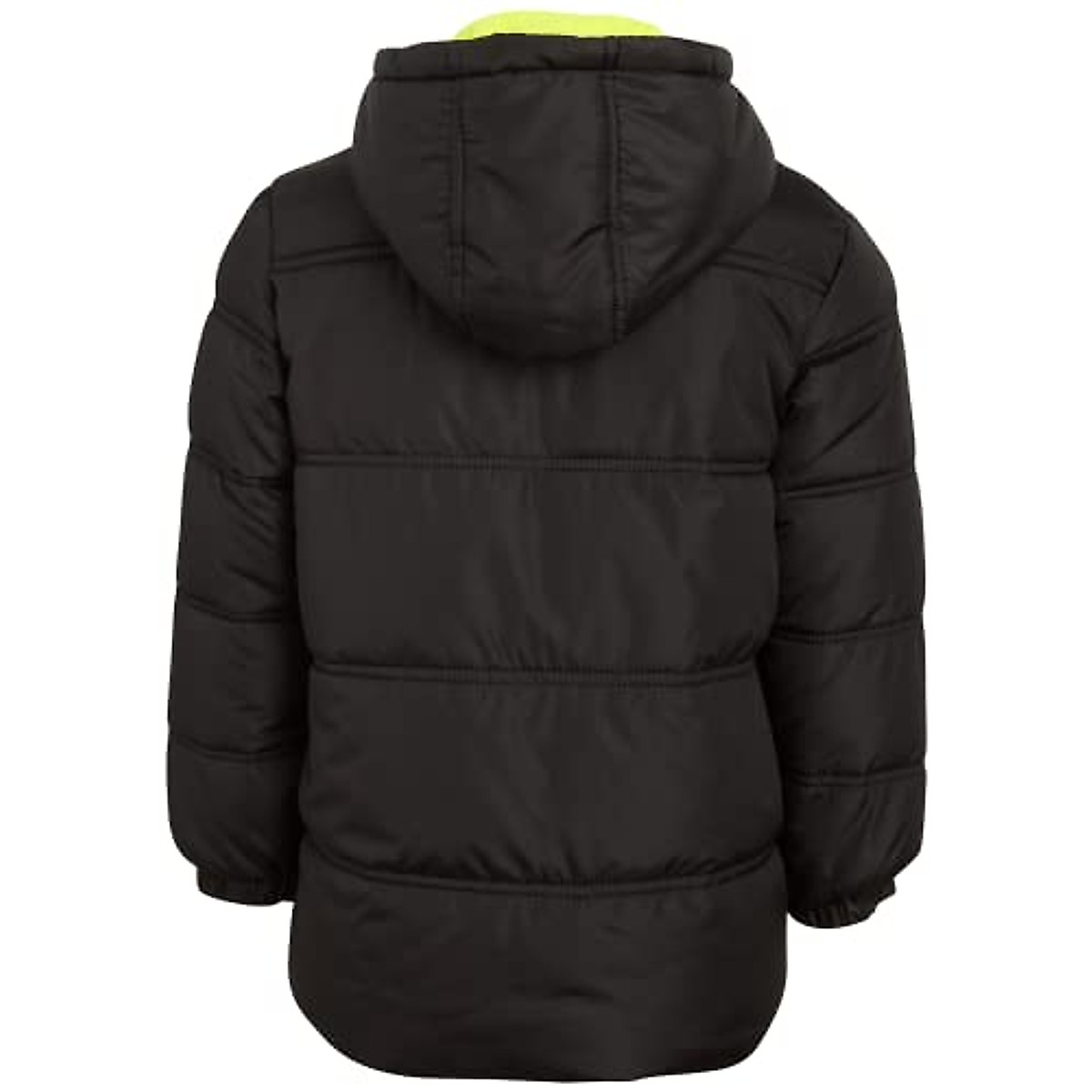 iXtreme Boys' Snowsuit - 2 Piece Heavyweight Insulated Ski Jacket and Snow Bib (12M-7), Size 18M, Black/Lime Green