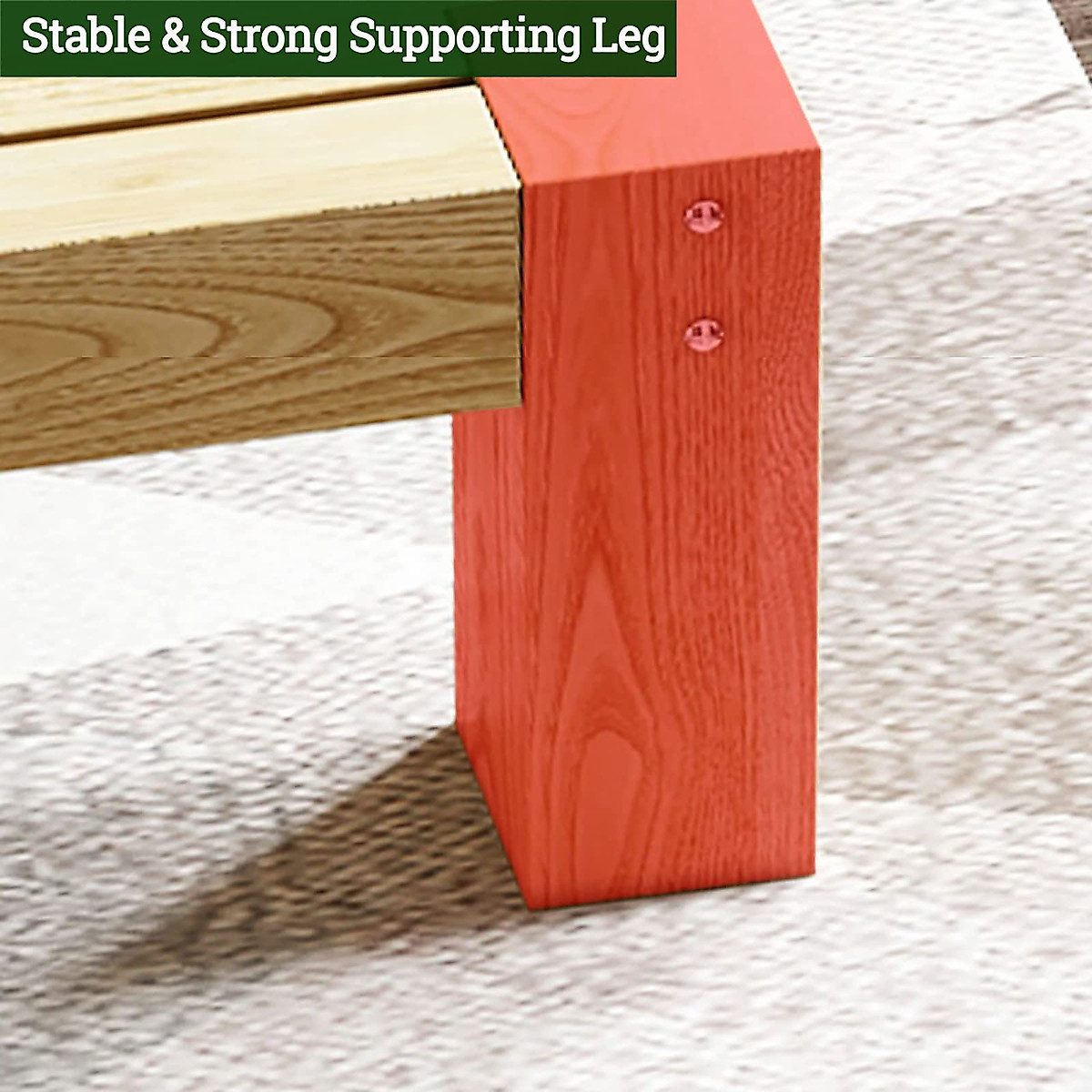 Scandinavian Bed Frame,Solid Wood Bed Frame,Japanese Bed Frame Floor Bed Platform with Storage Drawer,12" Tall Natural Wooden Floor Bed Frame for Bedroom(39.5" W x 77" L x 12" H, Twin)