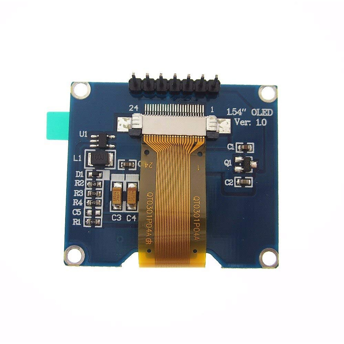 Lysee 3D Printer Parts & Accessories - Wholesale 1.54 inch 7PIN White OLED Screen Module SSD1309 Drive IC Compatible for SSD1306 IIC/SPI Interface 12864